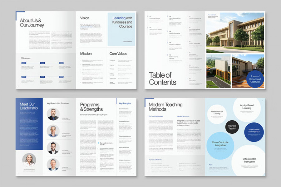 Bold Company Profile Template - Design Template Place