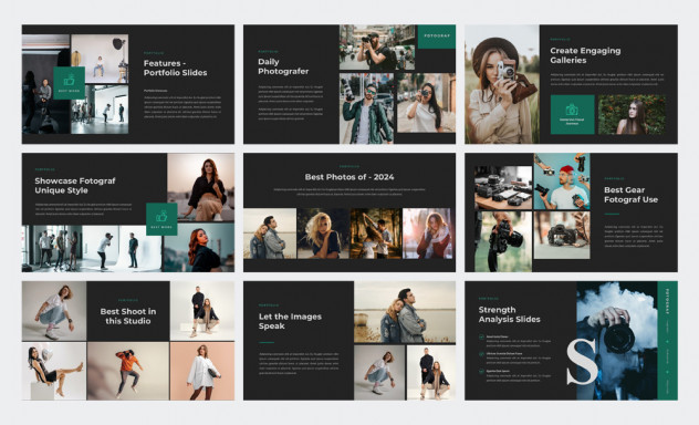 Photography PowerPoint Template - Design Template Place