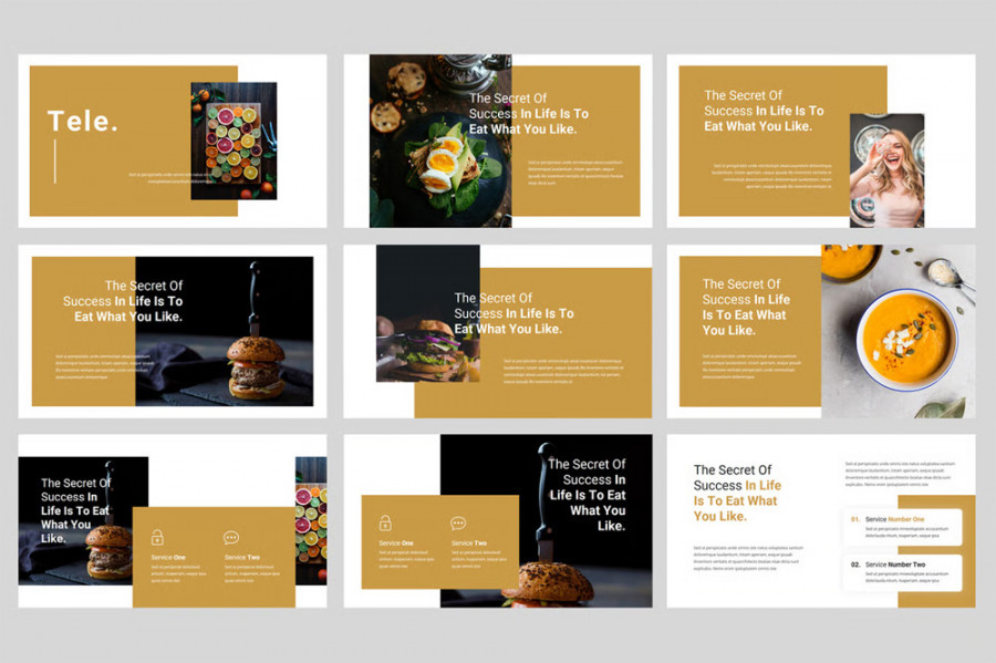 Food Google Slides Template - Design Template Place